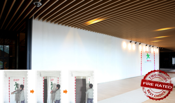 FIRE CURTAIN - Biru Indonesia